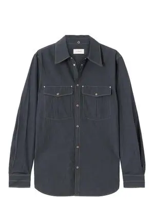 LEMAIRE Organic Cotton Shirt Charcoal