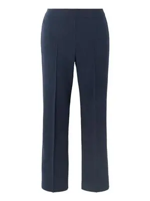 HIGH SPORT Geo Louis Cotton-blend Straight-leg Pants - Blue
