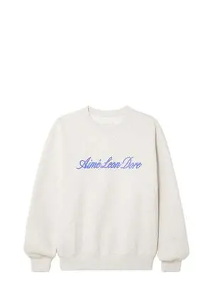 Aimé Leon Dore Logo-print Sweatshirt - Off-white