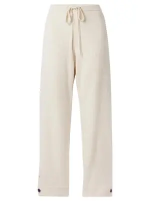 GOD’S TRUE CASHMERE Cashmere Track Pants - Ivory