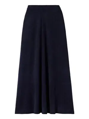 THE ELDER STATESMAN The Elder Statesman Cashmere Maxi Skirt