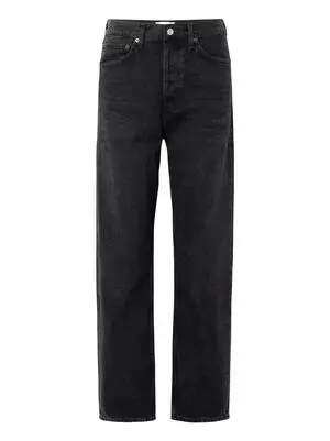 AGOLDE 90s Mid-rise Straight-leg Jeans - Black