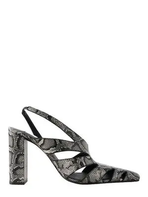 Alaïa Alaïa Snakeskin Slingback Sandals Snake Print