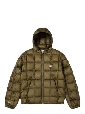 StÜssy Midweight Hooded Puffer - Green