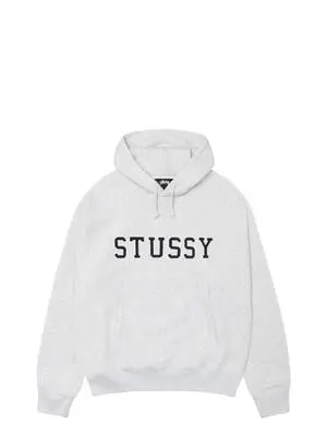 StÜssy Felt Applique Hoodie - Grey