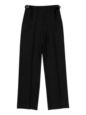 Alexander McQueen Wide-leg Trousers - Black