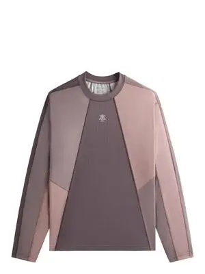 Kith Long-sleeve Panelled Otto Tee - Pink