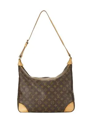 LOUIS VUITTON Monogram Canvas Boulogne 35 Shoulder Bag - Brown