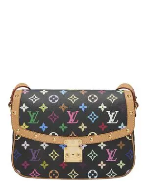 LOUIS VUITTON Takashi Murakami Monogram Multicolore Sologne - Black