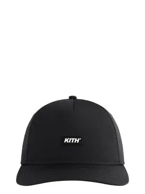 Kith Wrinkle Nylon Bay Low Pinch Crown - Black
