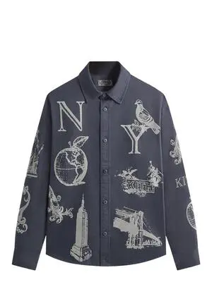 Kith Ny Symbols Graphic Apollo Shirt - Black
