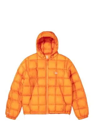 StÜssy Midweight Hooded Puffer - Orange