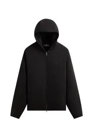 Kith Washed Microsuede Puffed Jaysen Hoodie - Black