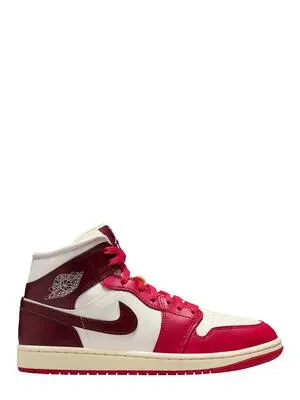 JORDAN 1 Mid Sneakers - Red