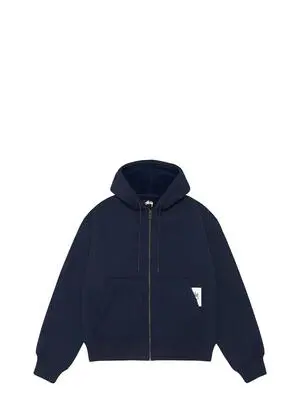StÜssy Bonded Sherpa Hoodie - Blue