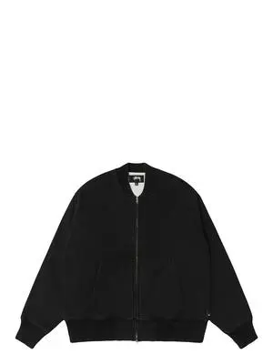 StÜssy Thermal Lined Fleece Zip - Black