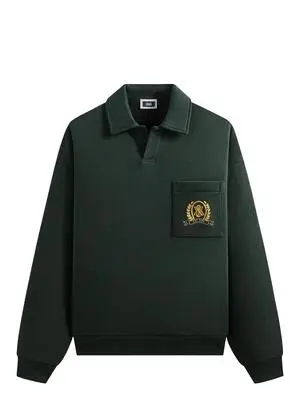Kith Kin Crest Gilded Crest Collared Rugby Stadium - Green