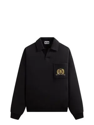 Kith Crest Collared Rugby - Black