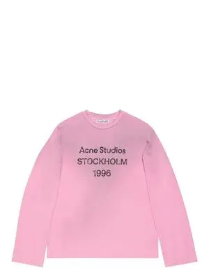 Acne Studios Logo Long-sleeve T-shirt - Pink