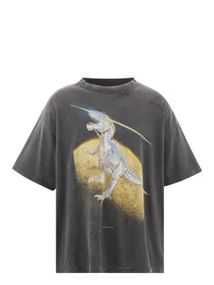 SAINT MXXXXXX T-rex Graphic Tee - Black