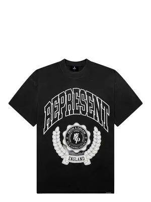 REPRESENT Legacy Crest Tee Stained - Black