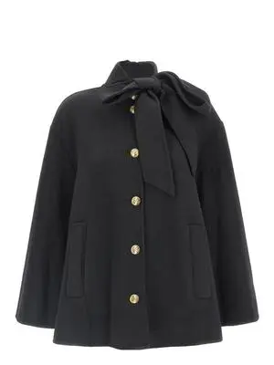 Zimmermann Hypnotic Wool-blend Coat - Black
