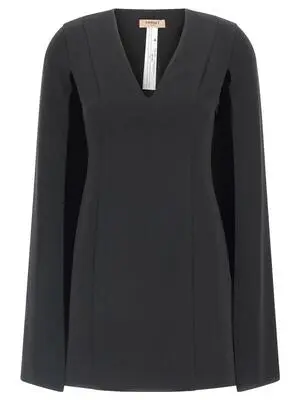 TWINSET Cape Mini Dress - Black