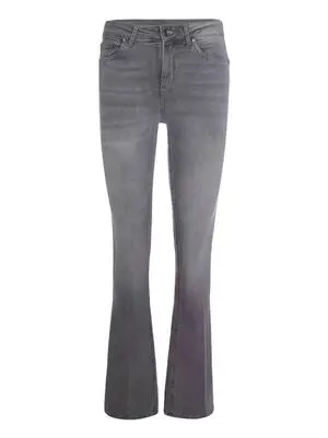 Liu Jo Bootcut Cotton Jeans - Grey