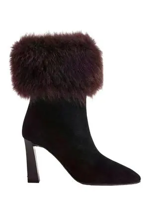 GIUSEPPE ZANOTTI Gstaad Faux-fur Boots - Black