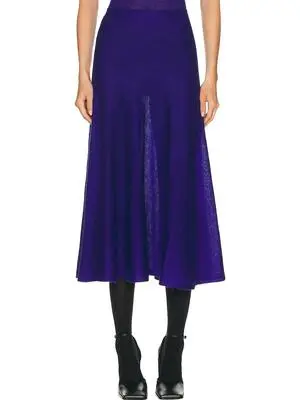 Alaïa Circle Skirt - Bleu Indigo