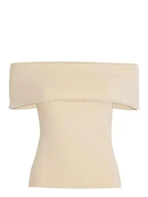 BY MALENE BIRGER Hetha Off-the-shoulder Top - Ivory