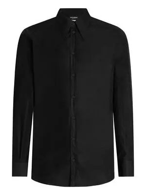 Dolce & Gabbana Martini Poplin Shirt - Black