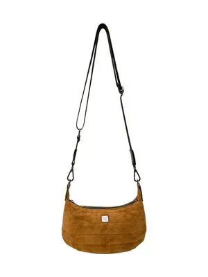 THINK ROYLN Think Royln Mini Moon Quilted Suede Shoulder Bag
