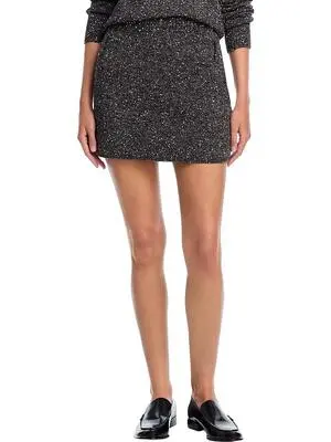 A.L.C. Stella Mini Skirt - Charcoal/dark Brown