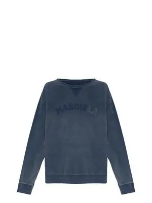MAISON MARGIELA Oversize Sweatshirt - Navy Blue