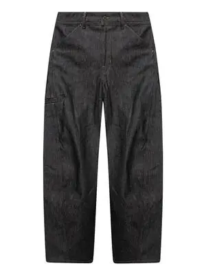 LEMAIRE High-waisted Wide Leg Jeans - Black