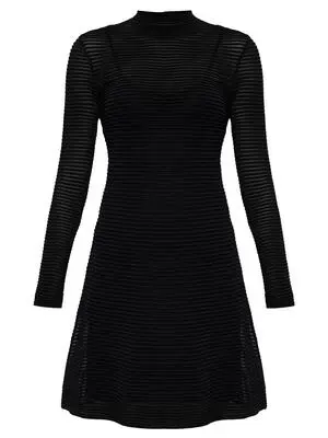 Remain Birger Christensen Ribbed Mini Dress - Black