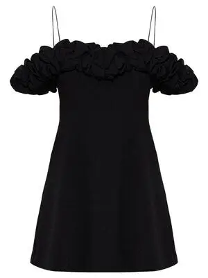 Remain Birger Christensen Off-shoulder Mini Dress - Black