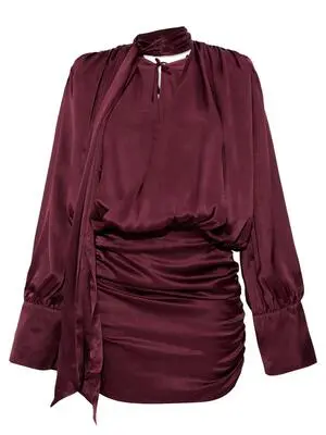 ROTATE BY BIRGER CHRISTENSEN Silk Mini Dress