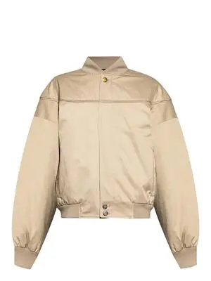 WILLY CHAVARRIA Gas Station" Bomber Jacket - Beige