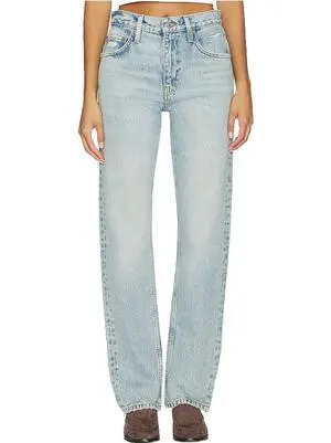 RE/DONE Blondie Straight Jeans - Ripped Tide