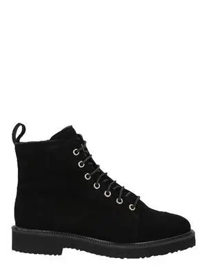 GIUSEPPE ZANOTTI Leather Ankle Boots - Black