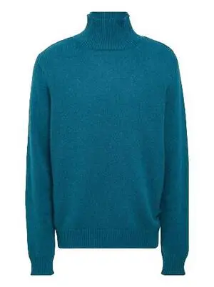 ARAGONA Turtleneck Cashmere Knit - Green