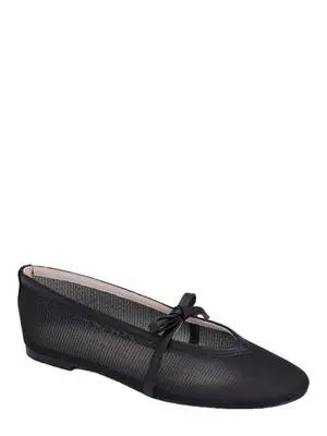 Yosi Samra Savannah Mary Jane Ballet Flat - Black