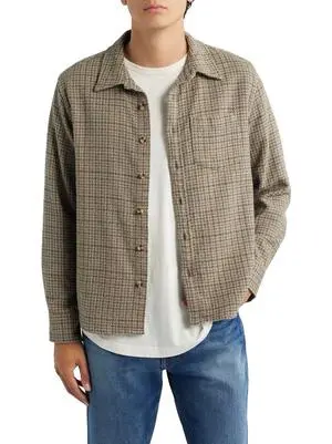 CORRIDOR Moonrock Cotton Button-up Shirt - Taupe