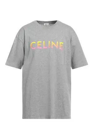 Celine T-shirt Size Cotton - Grey