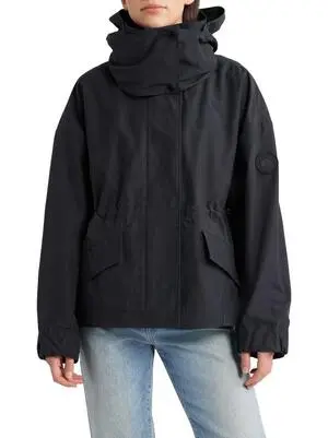 Canada Goose Olivine Oversize Water Repellent Twill Jacket - Black - Noir
