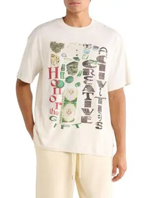 HONOR THE GIFT Honor Creative Graphic T-shirt - Bone