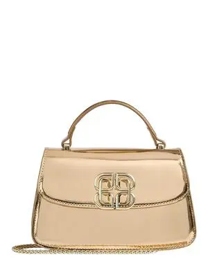 LK BENNETT Annabelle Grab Top Handle Bag Gold
