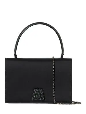 Akris Mini Alice Top Handle Satchel - Black